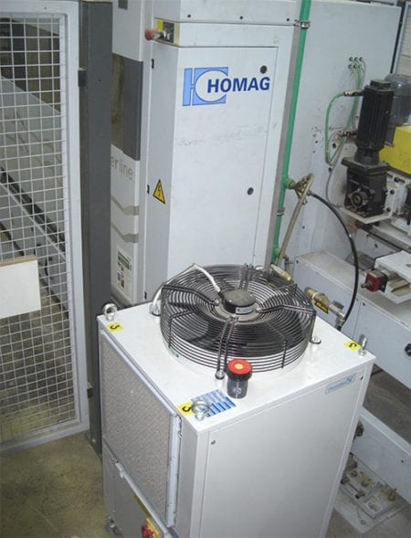 Pfannenberg Process Chillers used for Cooling Edge Banding Machines ...